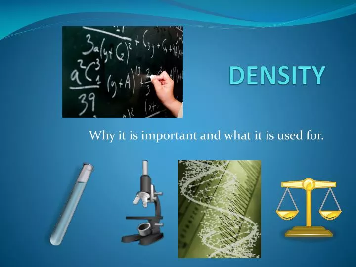 PPT - DENSITY PowerPoint Presentation, free download - ID:3667300