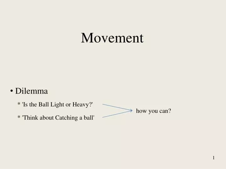 PPT - Movement PowerPoint Presentation, free download - ID:3668032