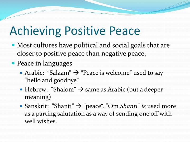 PPT - Peace and Conflict Studies PowerPoint Presentation - ID:3668451