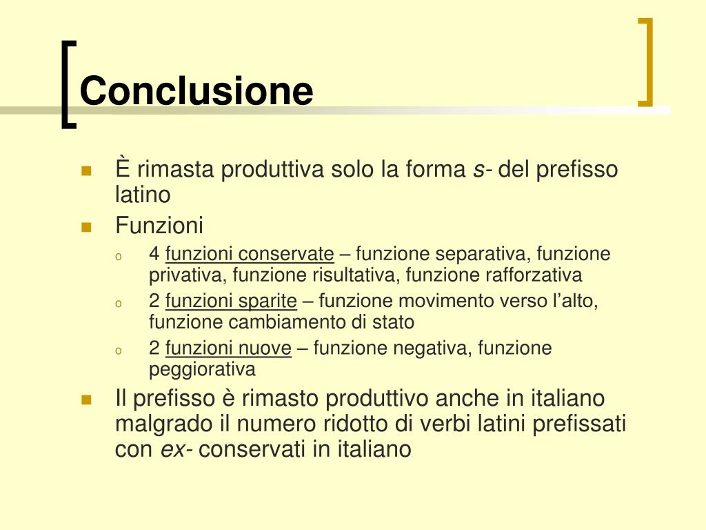 PPT - La prefissazione dei verbi nel latino classico e nell’italiano ...