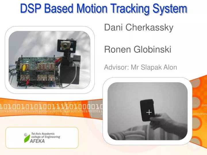 PPT - DSP Based Motion Tracking System PowerPoint Presentation, free ...
