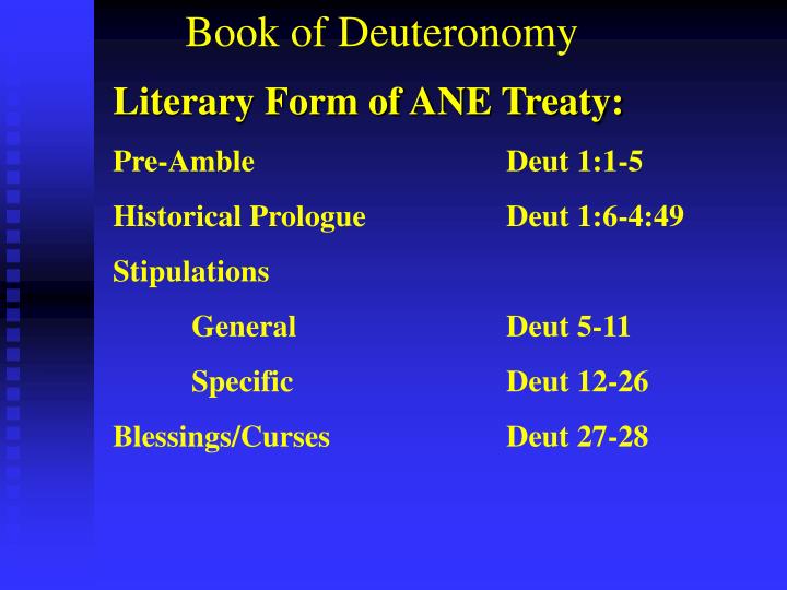 PPT - Book of Deuteronomy PowerPoint Presentation - ID:3670457