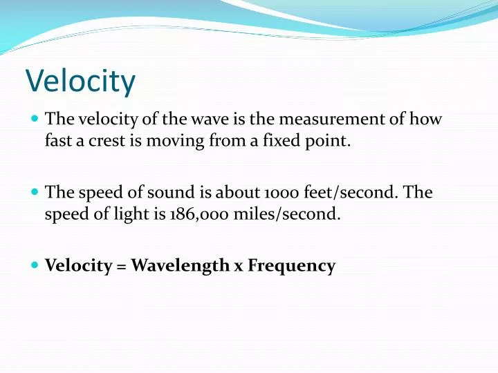PPT - Velocity PowerPoint Presentation, free download - ID:3671121 PPT - Velocity PowerPoint Presentation, free download - ID:3671121