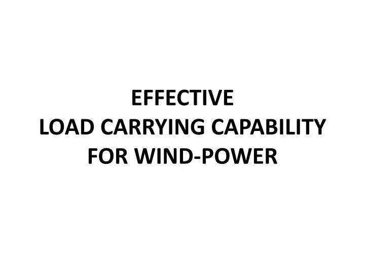 Pjm Effective Load Carrying Capability – PNFAV