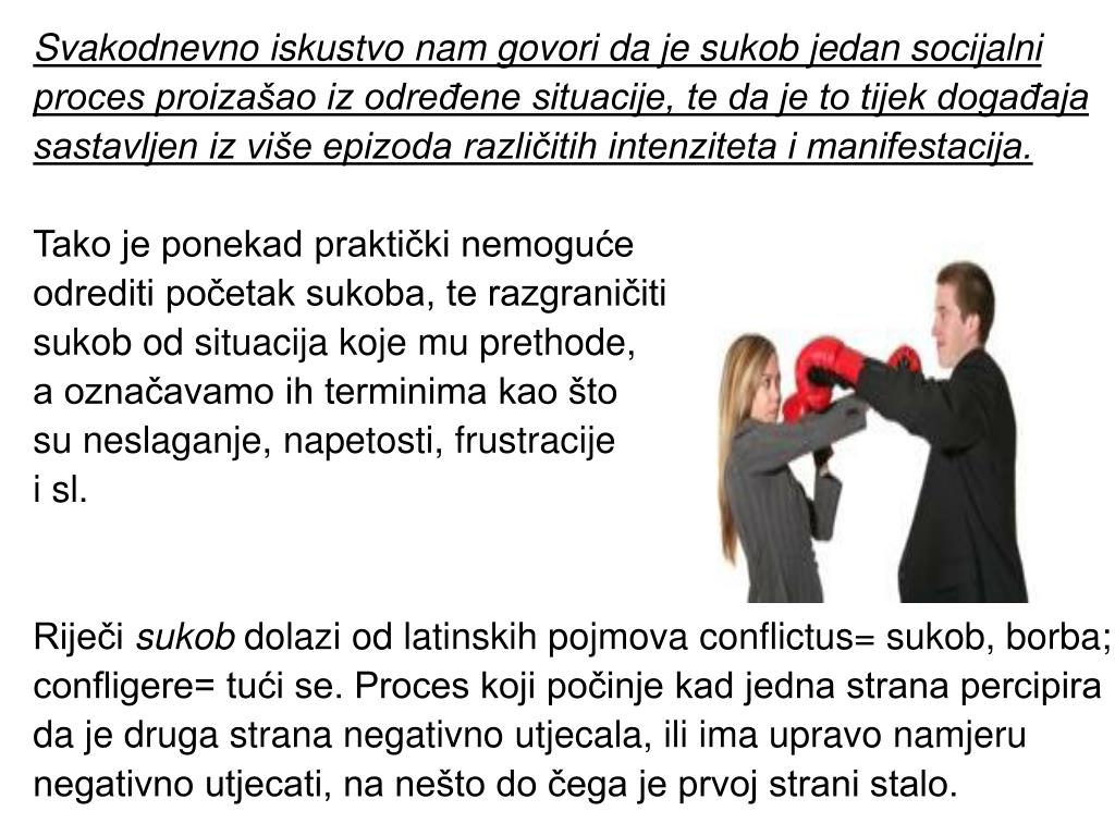 PPT - Organizacijsko ponašanje Sukob PowerPoint Presentation, free ...
