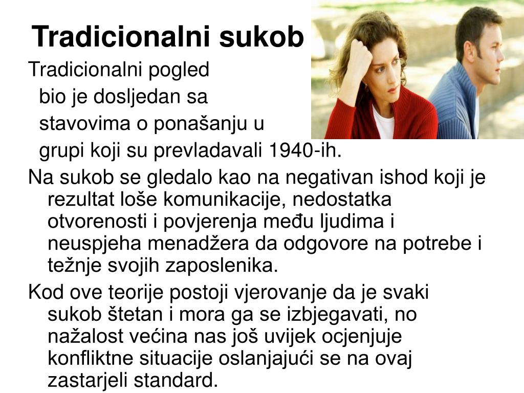 PPT - Organizacijsko ponašanje Sukob PowerPoint Presentation, free ...