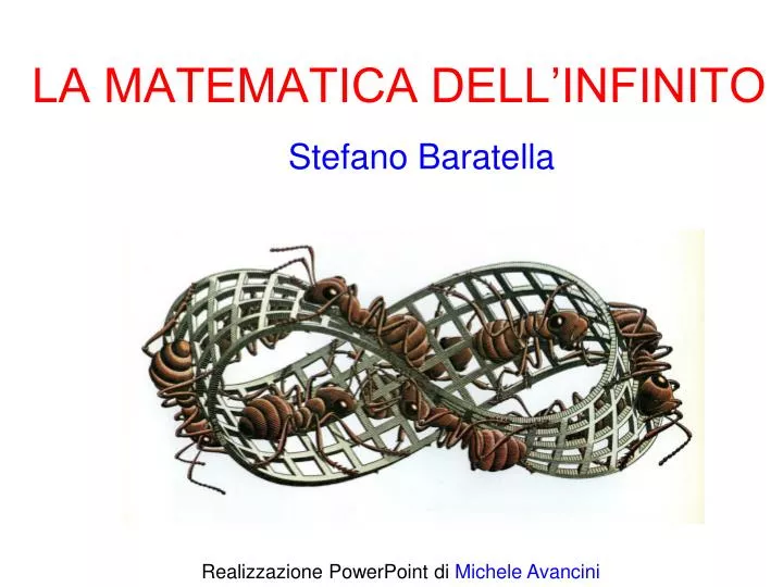 PPT - LA MATEMATICA DELL’INFINITO PowerPoint Presentation, free ...