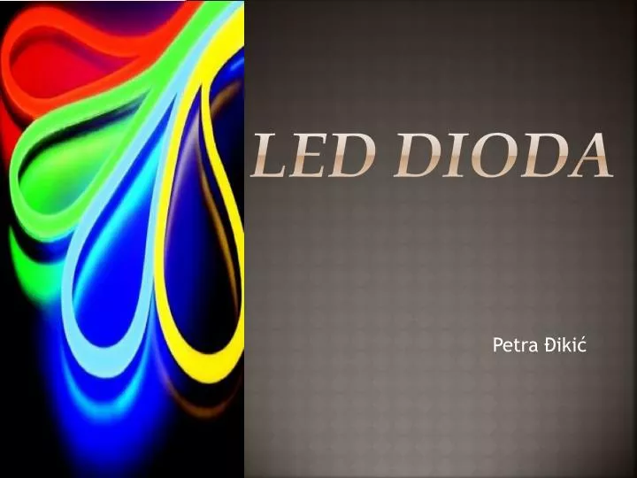 PPT - Led dioda PowerPoint Presentation, free download - ID:3673798