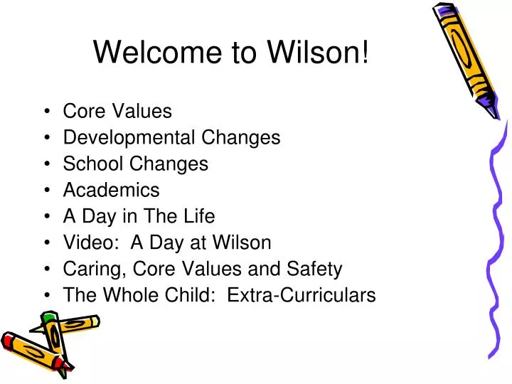 PPT - Welcome to Wilson! PowerPoint Presentation, free download - ID ...