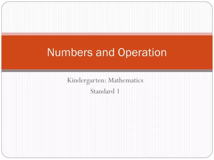 PPT - Numbers and Operation PowerPoint Presentation, free download - ID ...