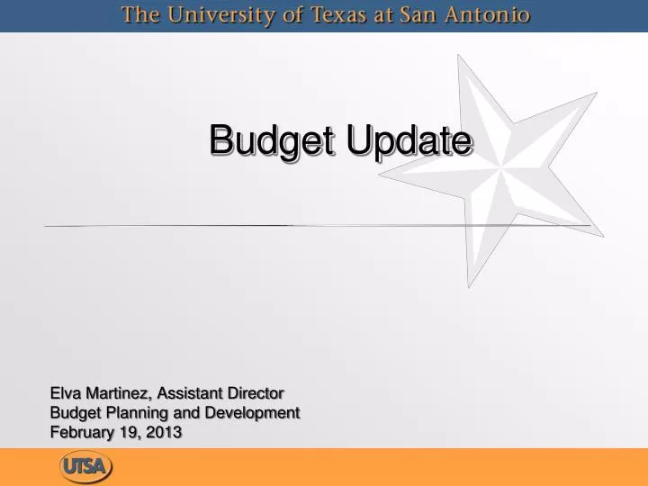 PPT - Budget Update PowerPoint Presentation, free download - ID:3675213