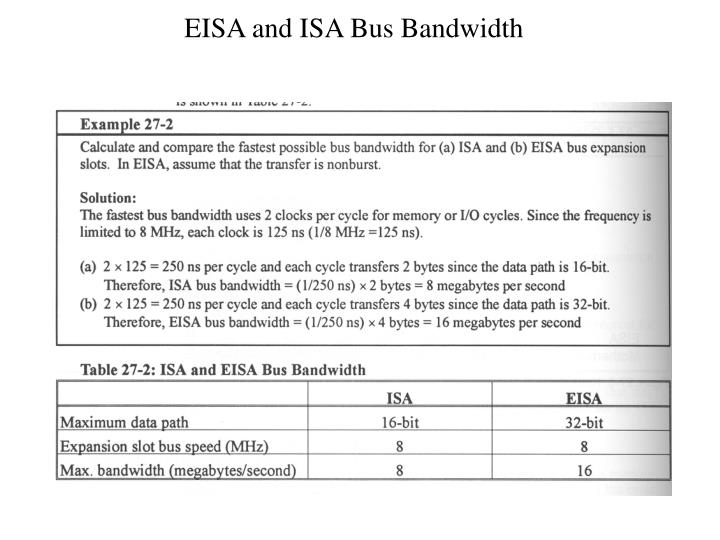 PPT - CHAPTER 19 ISA, EISA, and PCI Bus PowerPoint Presentation - ID ...