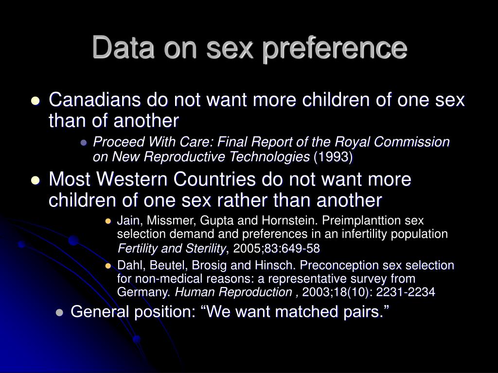 Ppt Sex Selection Some Ethical And Policy Considerations Powerpoint