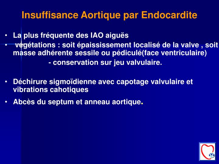 PPT - L’INSUFFISANCE AORTIQUE PowerPoint Presentation - ID:3678186