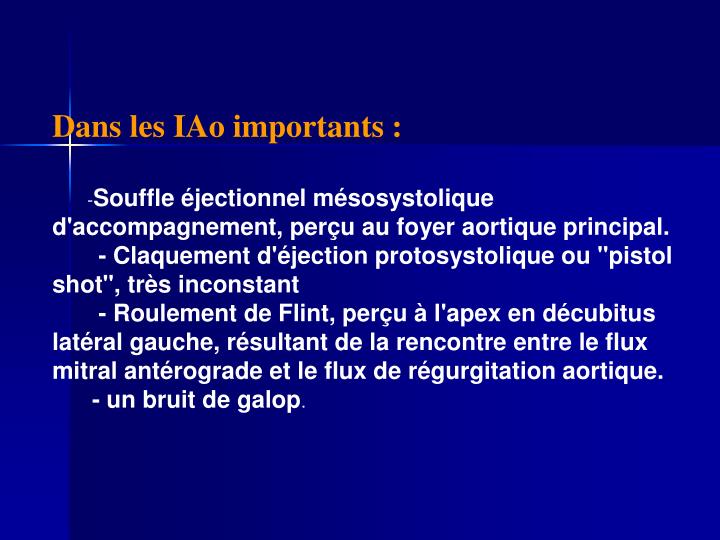 PPT - L’INSUFFISANCE AORTIQUE PowerPoint Presentation - ID:3678186