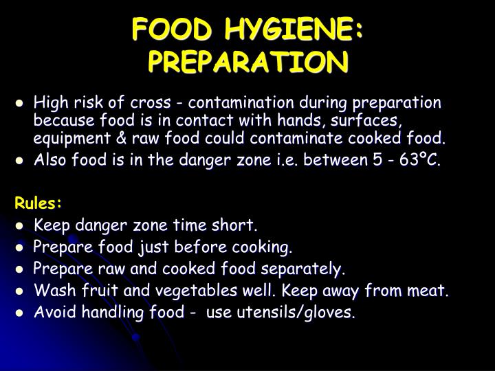 PPT - FOOD SAFETY & HYGIENE PowerPoint Presentation - ID:3679033