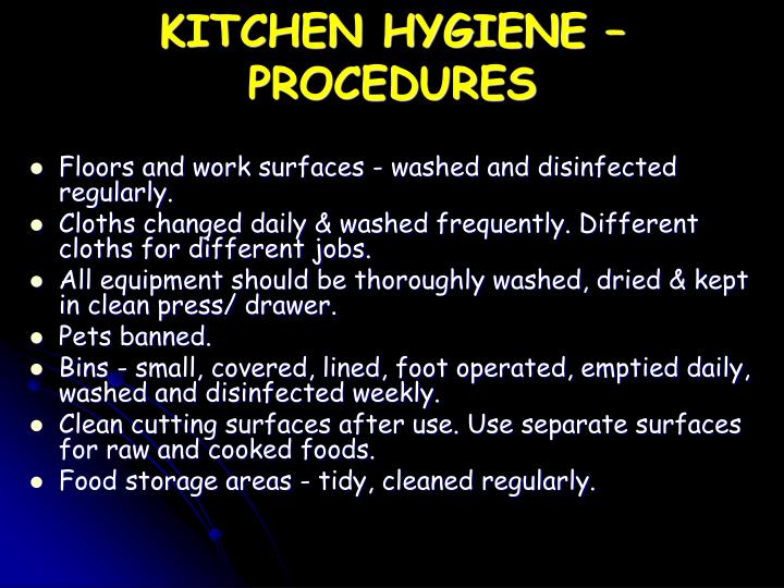 PPT - FOOD SAFETY & HYGIENE PowerPoint Presentation - ID:3679033