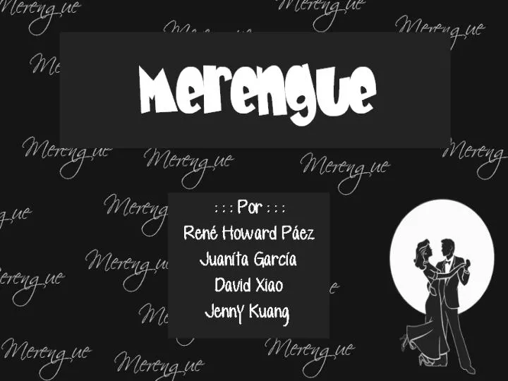 PPT - Merengue !!! PowerPoint Presentation, free download - ID:3679036