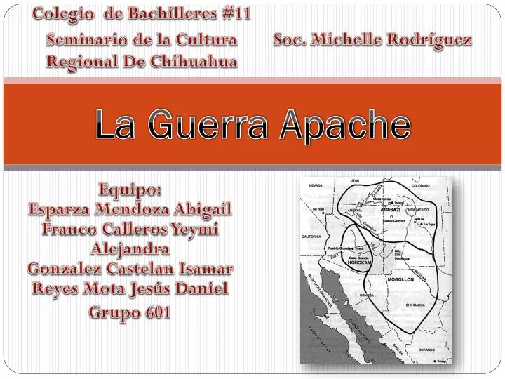 PPT - La Guerra Apache PowerPoint Presentation, free download - ID:3679261