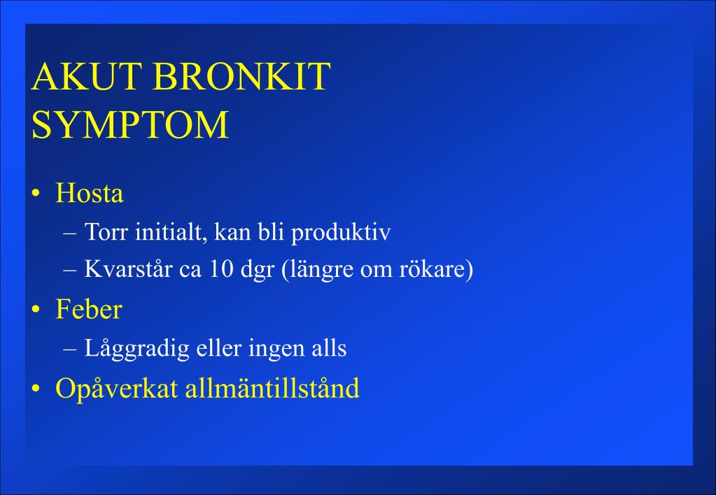 PPT - Lunginflammation Håkan H Dec 2006 Handläggning av nedre ...