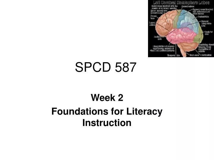 PPT - SPCD 587 PowerPoint Presentation, free download - ID:3679501