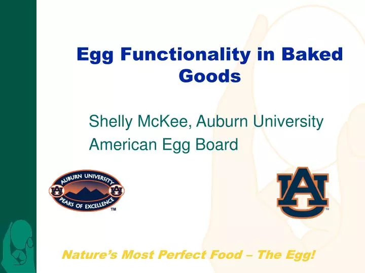 PPT - Egg Functionality in Baked Goods PowerPoint Presentation, free ...