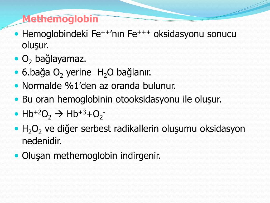 PPT - Porfirin ve Hemoglobin Metabolizma Bozuklukları PowerPoint ...