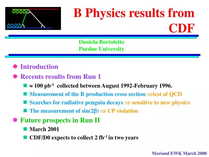 PPT - B Physics results from CDF PowerPoint Presentation, free download ...