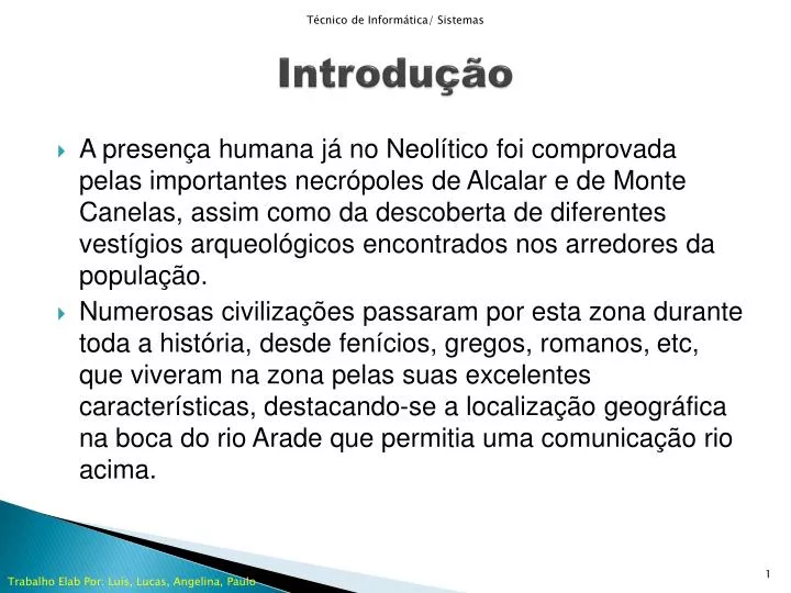 PPT - Introdução PowerPoint Presentation, free download - ID:3681080