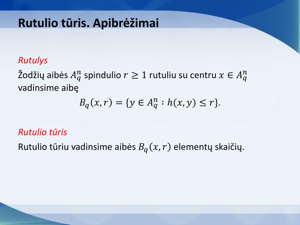 PPT - Rutulio tūris. Pakavimo spindulys PowerPoint Presentation, free ...
