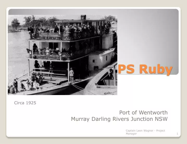 PPT - PS Ruby PowerPoint Presentation, free download - ID:3682162