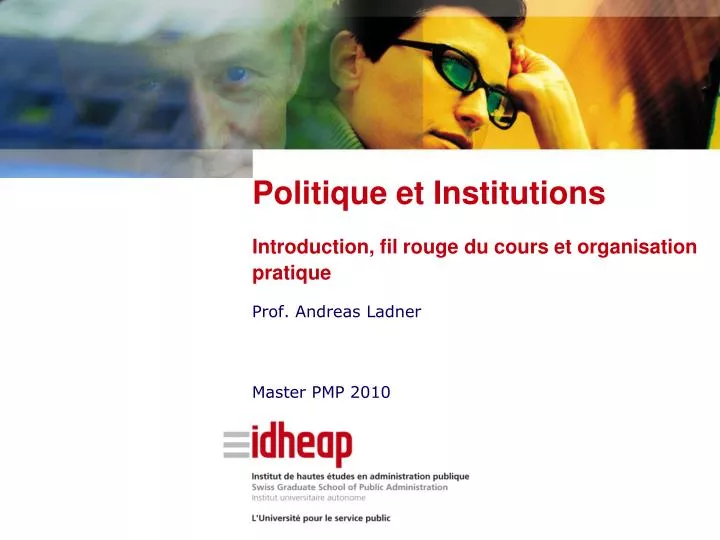 PPT - Prof. Andreas Ladner Master PMP 2010 PowerPoint Presentation ...