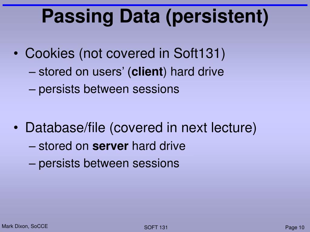 PPT - 10 – Passing Data between pages: Sessions, Query Strings, & Self ... PPT - 10 – Passing Data between pages: Sessions, Query Strings, & Self ...