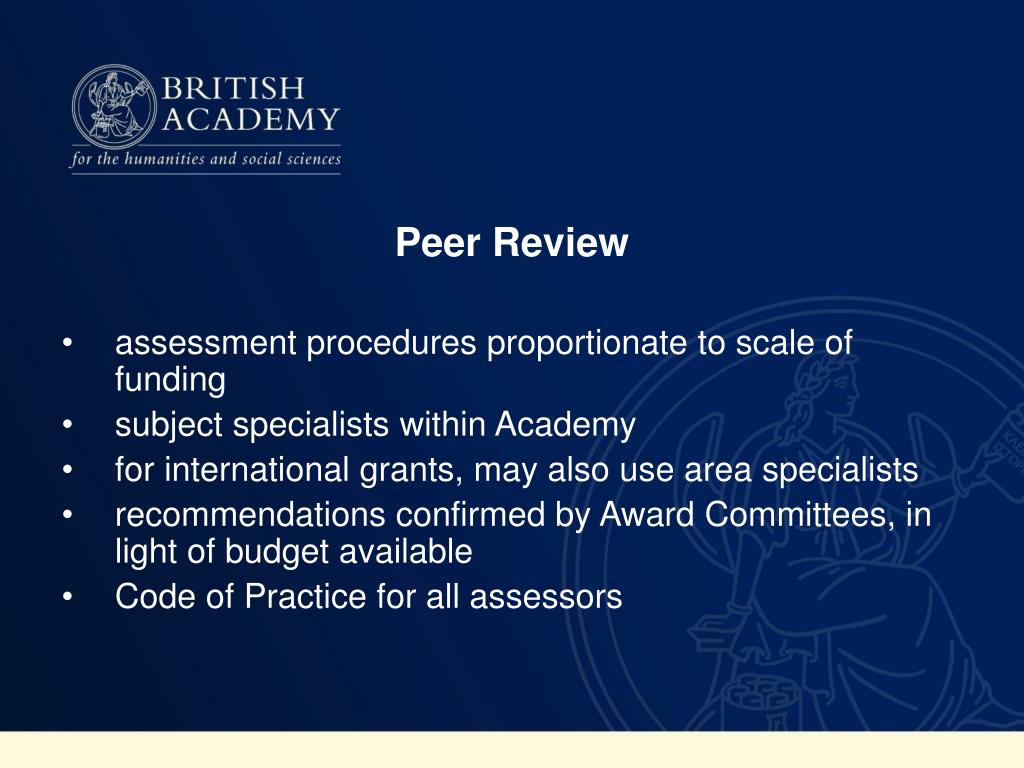 PPT - Research Funding Opportunities at The British Academy for ...