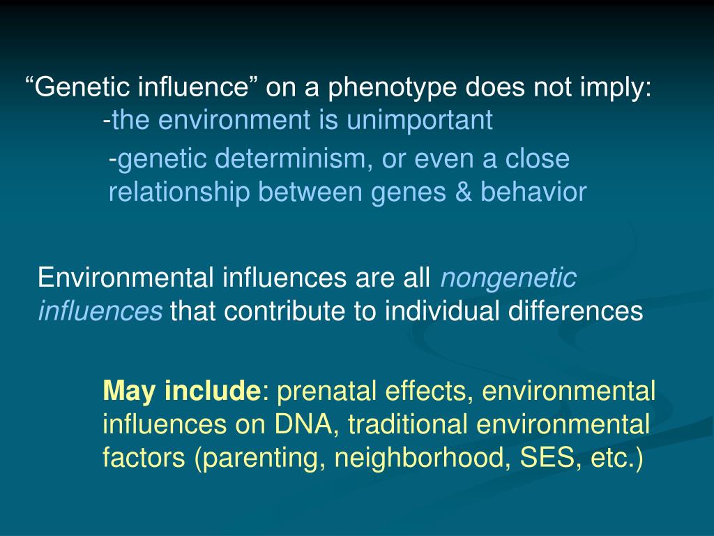 PPT - Genetics, Families, & Social Development: The Important ...