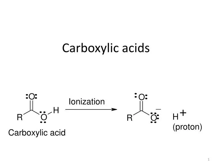 PPT - Carboxylic acids PowerPoint Presentation, free download - ID:3683605
