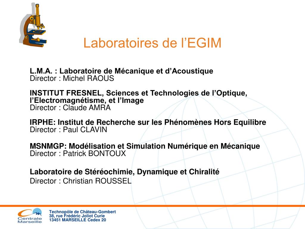 PPT - Quatre écoles de Marseille ont fusionné en 2003-4 (ENSPM ...
