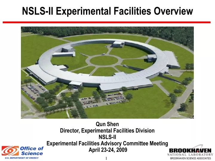 PPT - NSLS-II Experimental Facilities Overview PowerPoint Presentation ...