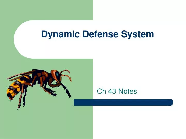 PPT - Dynamic Defense System PowerPoint Presentation, free download - ID:3685714