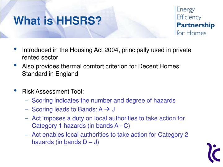 PPT - Tackling fuel poverty using the Housing Health and Safety Rating ...