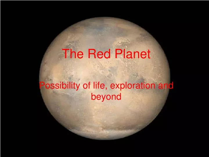 PPT - The Red Planet PowerPoint Presentation, free download - ID:3686949