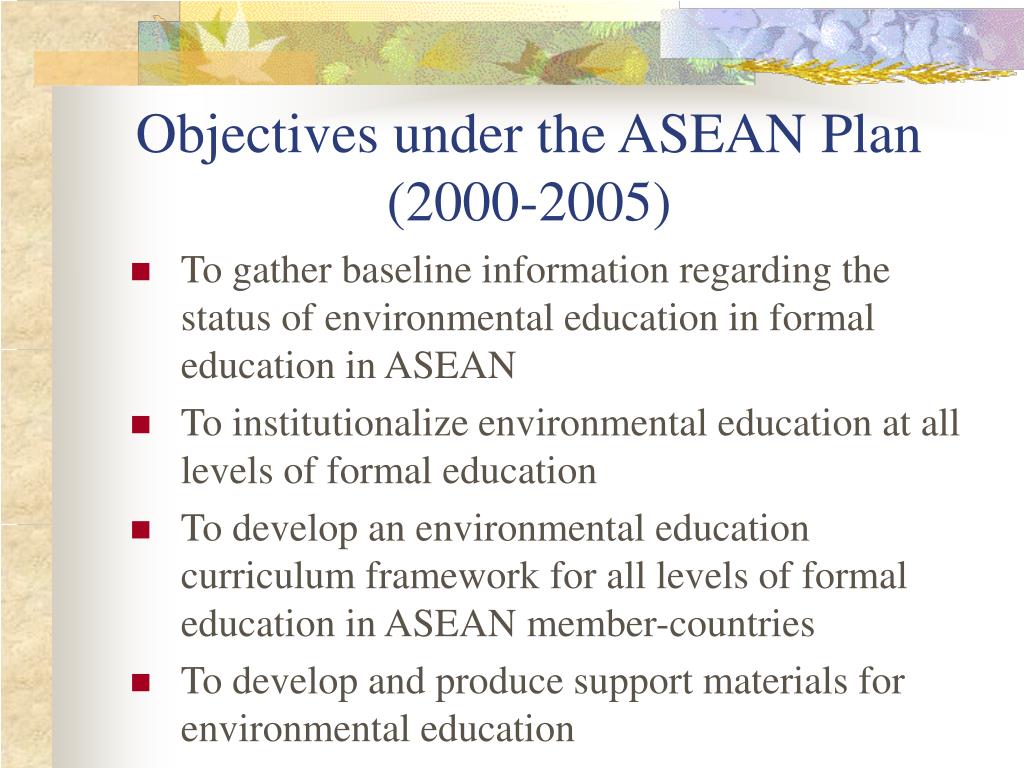 PPT - Status, Issues and Recommendations on Environmental Education ...