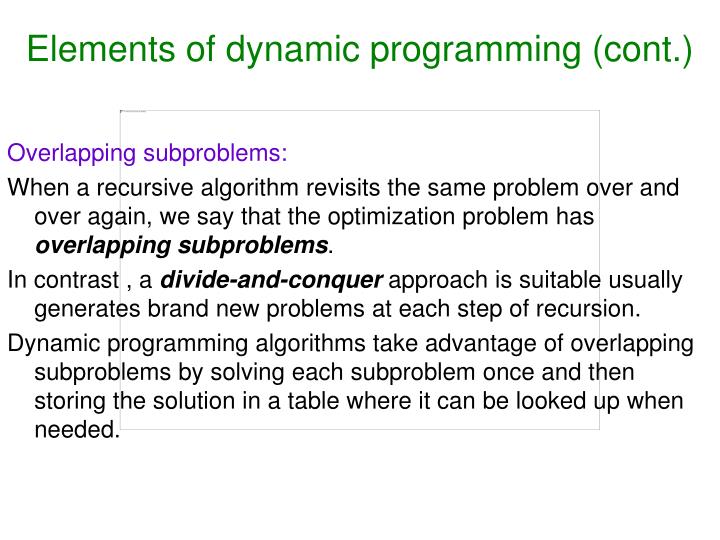 PPT - Dynamic Programming PowerPoint Presentation - ID:3687406