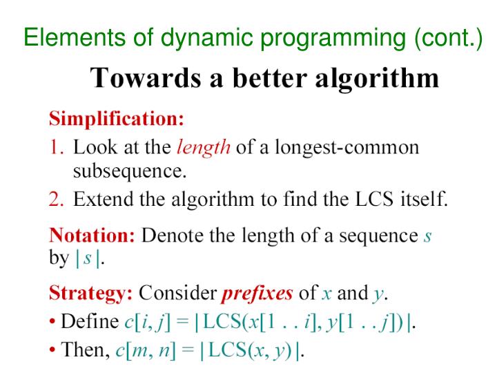 PPT - Dynamic Programming PowerPoint Presentation - ID:3687406