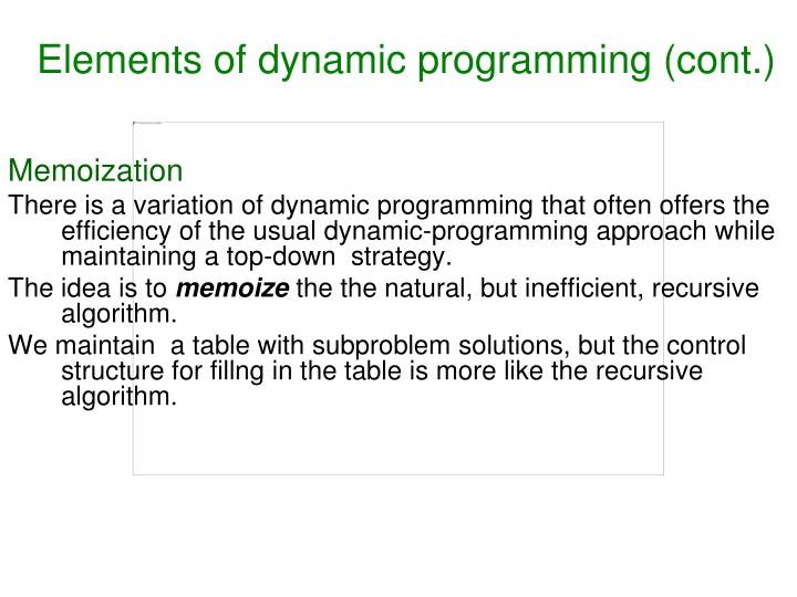 PPT - Dynamic Programming PowerPoint Presentation - ID:3687406