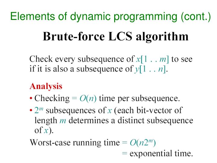 PPT - Dynamic Programming PowerPoint Presentation - ID:3687406