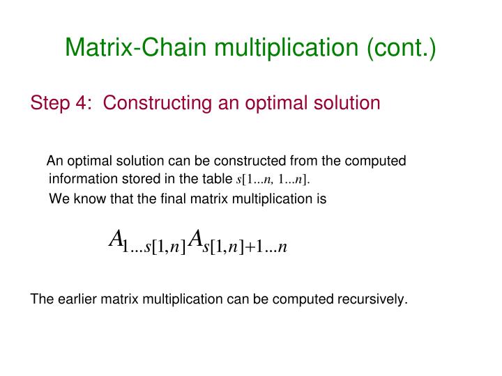 PPT - Dynamic Programming PowerPoint Presentation - ID:3687406