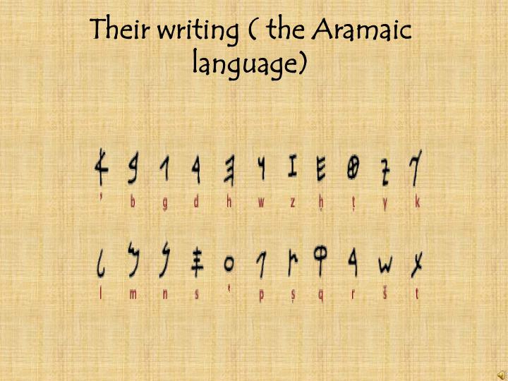 PPT - Aramaic old language PowerPoint Presentation - ID:3688131