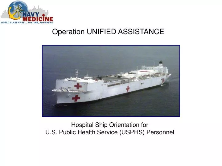 PPT - Hospital Ship Orientation for U.S. Public Health Service (USPHS ...