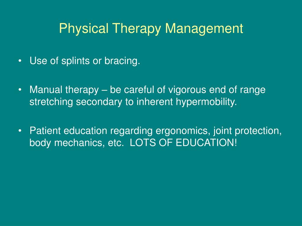 PPT - Physical Therapy Management of the Hypermobile Patient PowerPoint ...